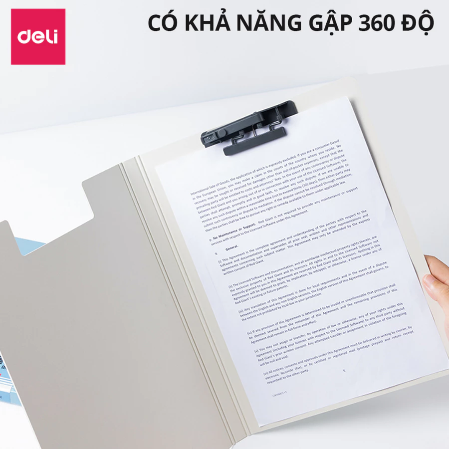 Bìa Trình Ký Nhựa A4 Deli Đôi Bìa Kẹp Nhựa Tài Liệu Kẹp Hồ Sơ A4 Hai ...